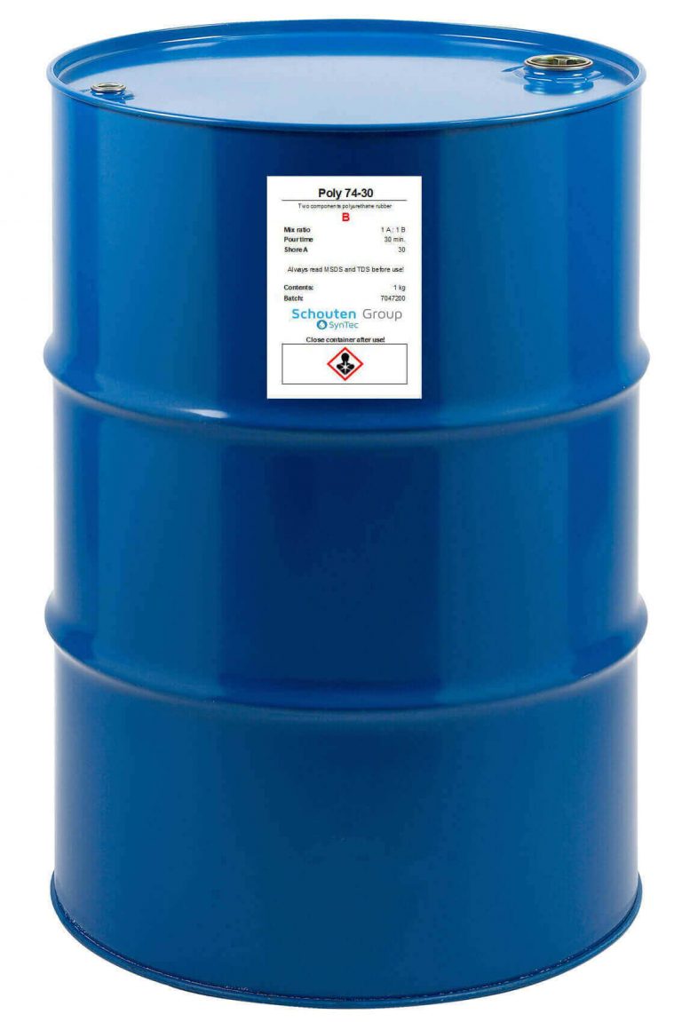 Polyurethane liquid casting rubber Shore A 30 (Poly 74-30) - syntecshop.com