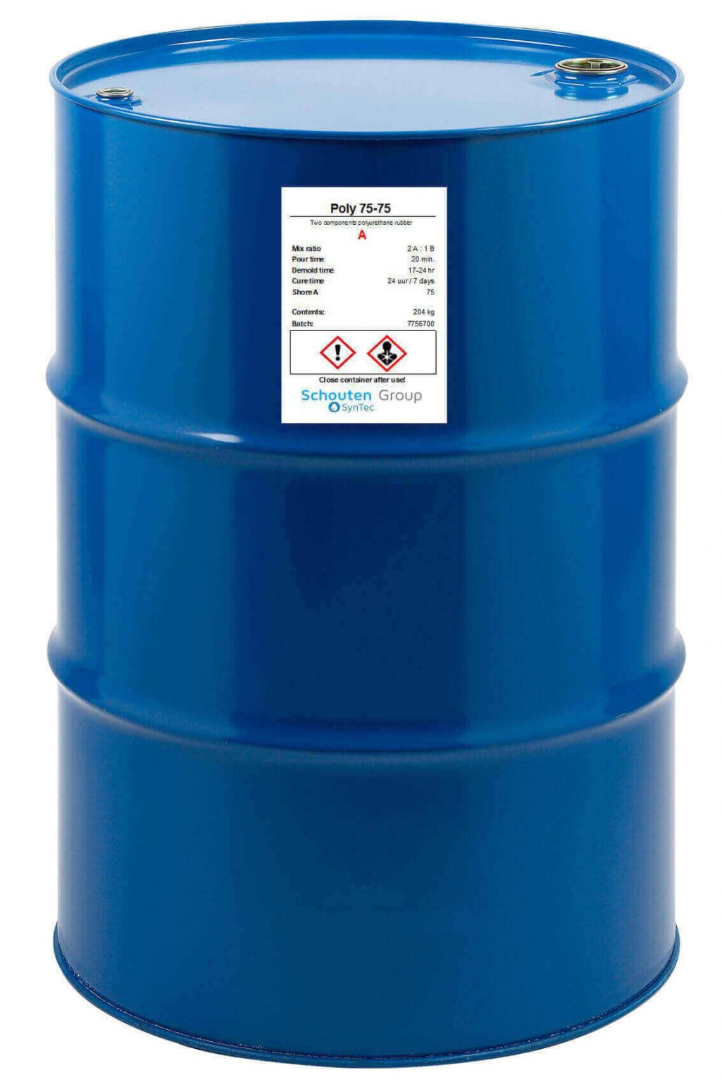 Polyurethane casting rubber, Shore A 75 (Poly 75-75) - syntecshop.com
